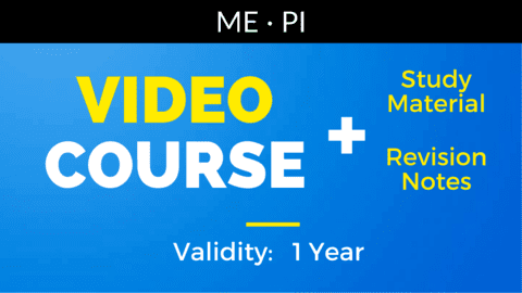 Video Course+ (1 Year) | GATE ME, PI