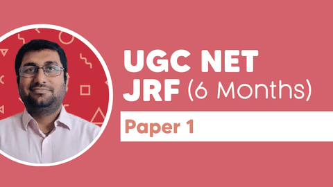 NTA UGC NET JRF Paper 1 (6 Months)