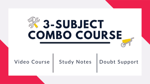 Three Subject Combo | 6 months course