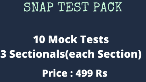 SNAP Test Series 2021